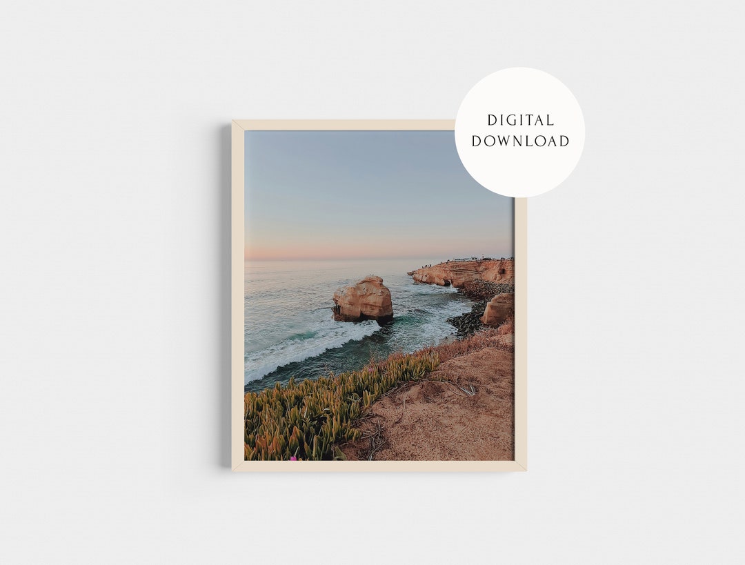 Wintertide — Digital Print | Sunset Art, Sunset Cliffs San Diego ...
