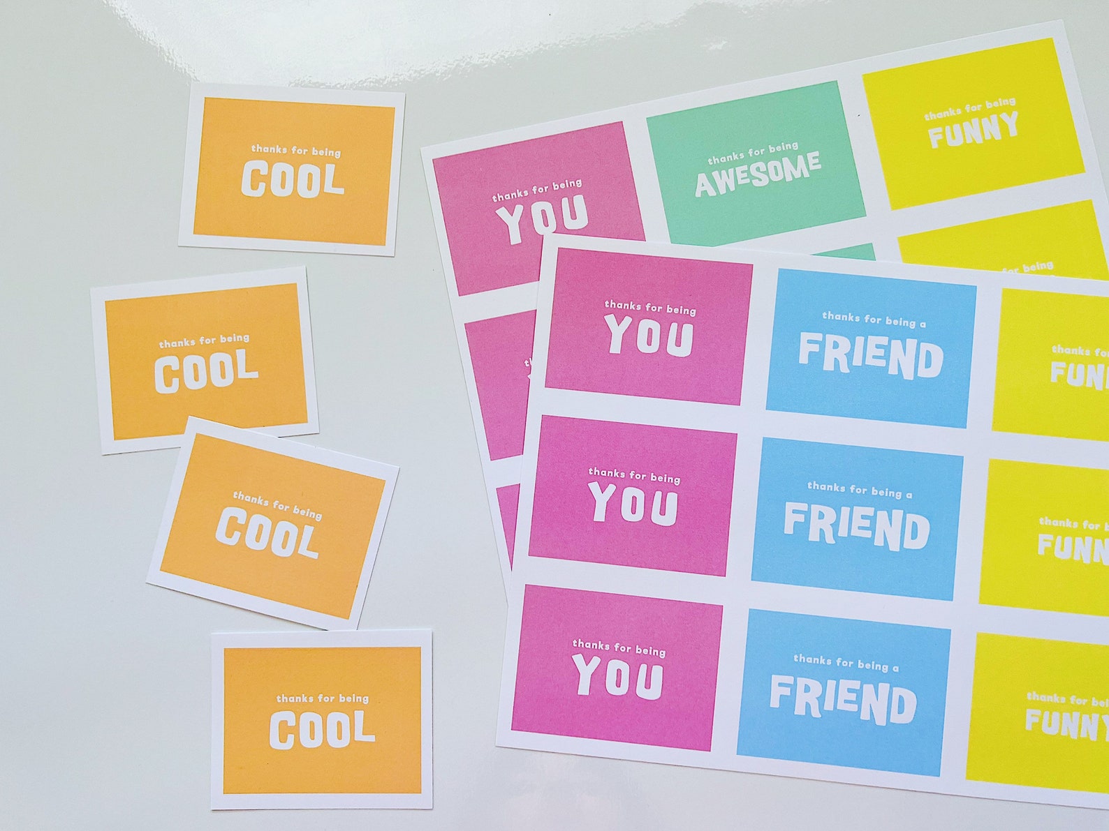 Thanks for Being You — Instant Download | Compliment Cards, Valentines ...