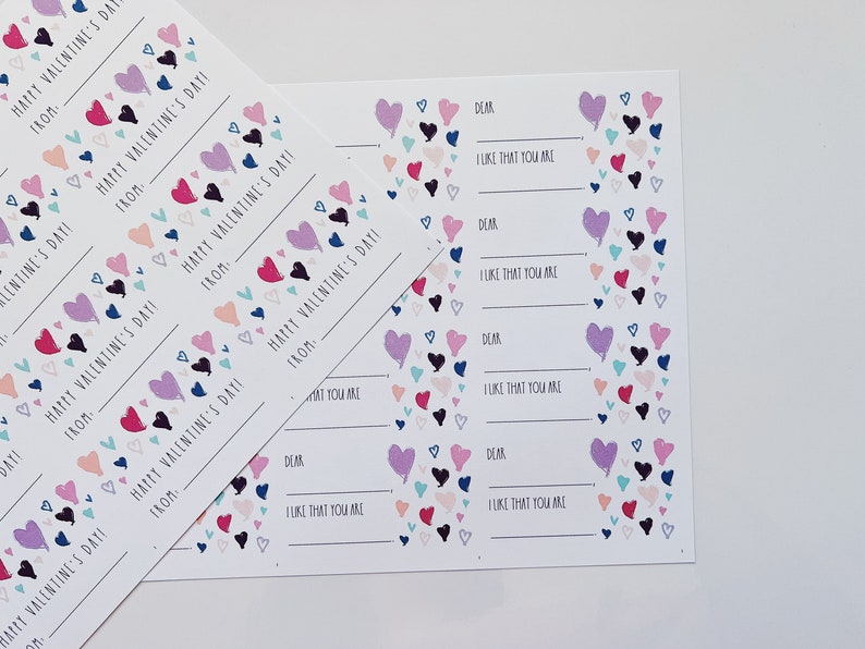 Hearts & Love — Compliment Cards for Kids, Valentines Day Classroom ...