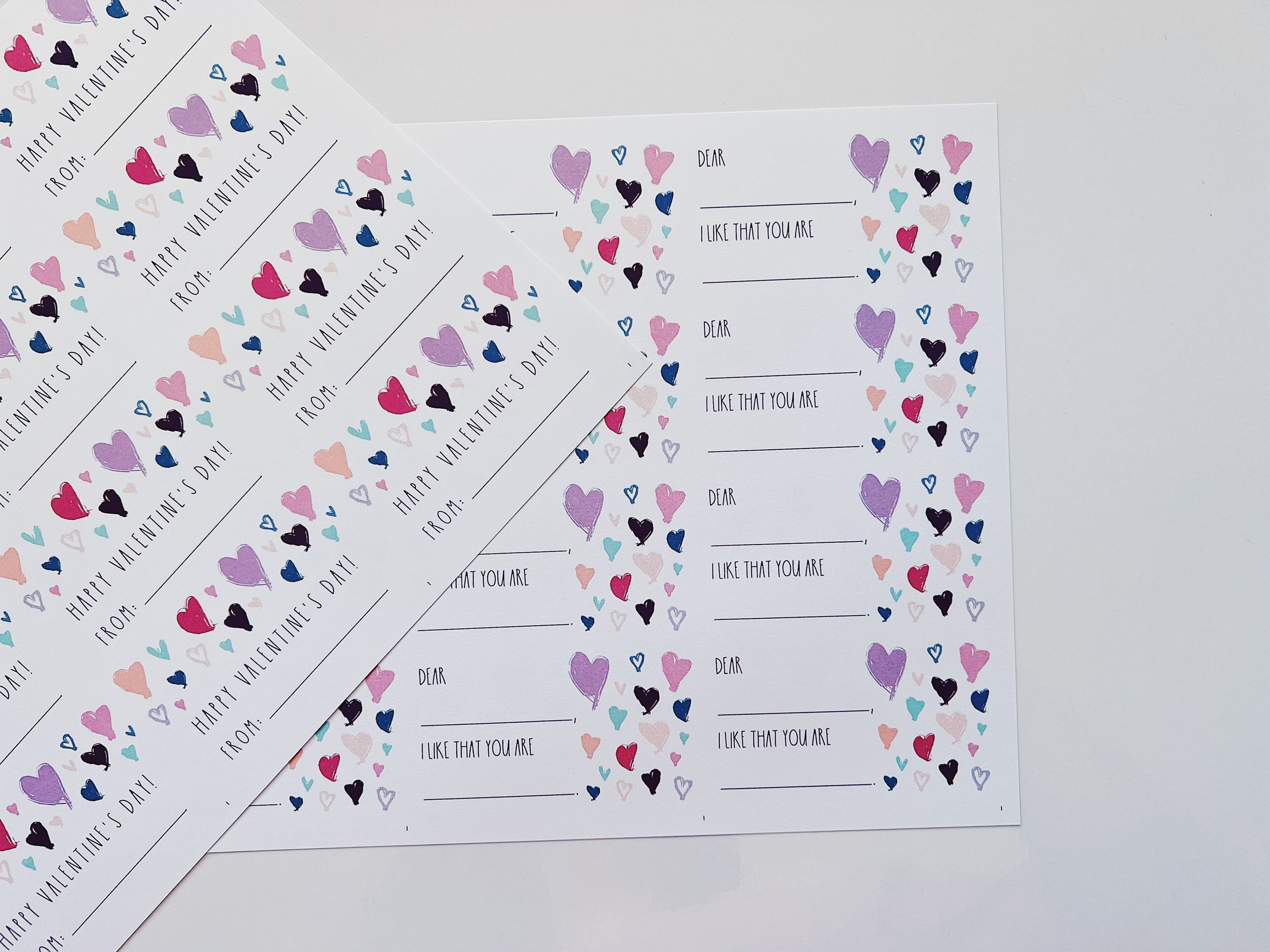 Hearts & Love — Compliment Cards for Kids, Valentines Day Classroom ...