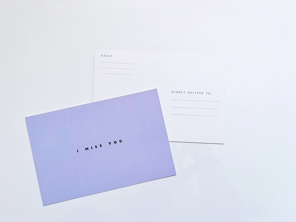 Simple and Sweet Postcard Collection HALF SET 4 X 6 Colorful Minimal ...