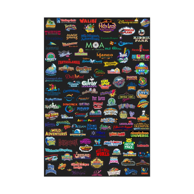 Amusement Parks Logos - Etsy