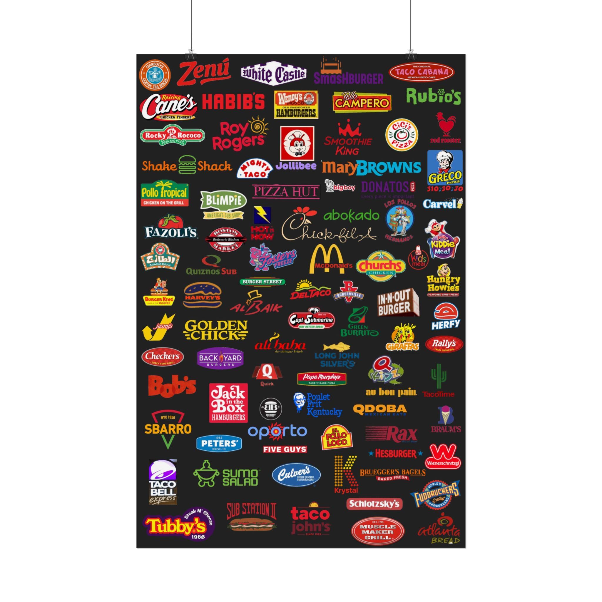 Fast Food Logos - Etsy