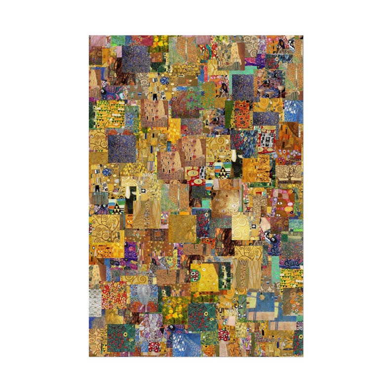 Gustav Klimt Collage - Etsy