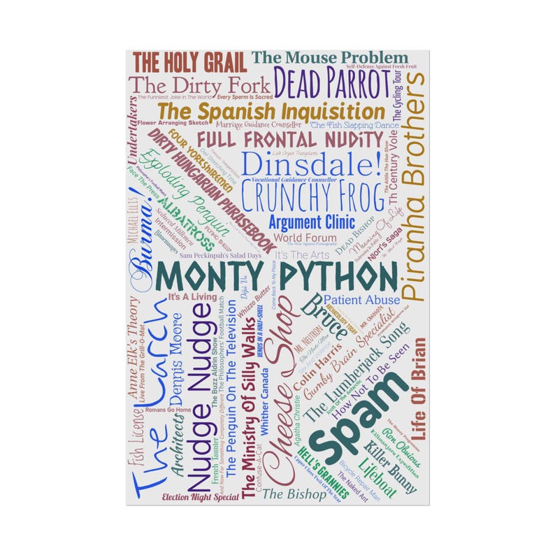 Monty Python Sketches - Etsy