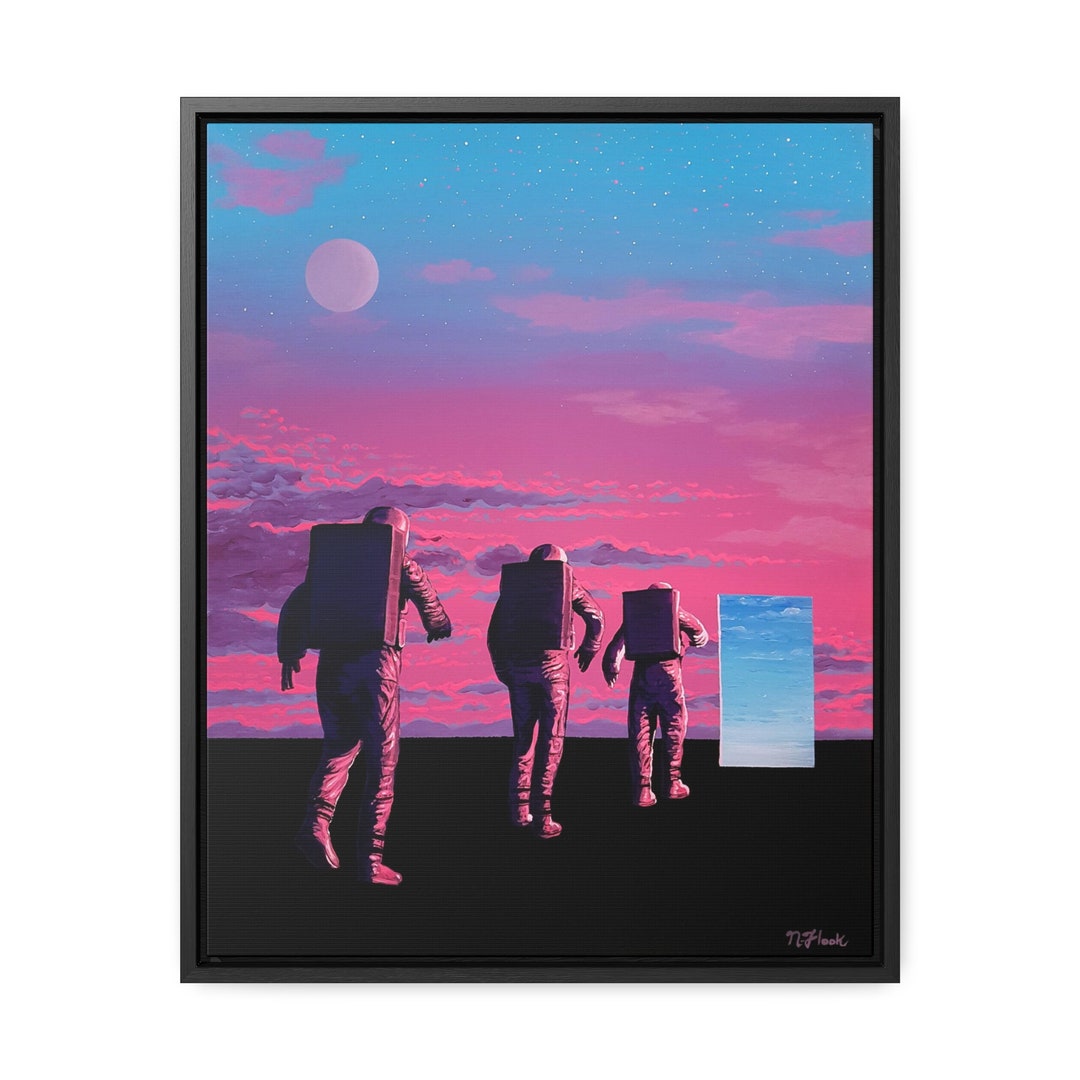 Next Level Flooko's Viral Hit Painting Framed, Gallery Wrapped Canvas ...