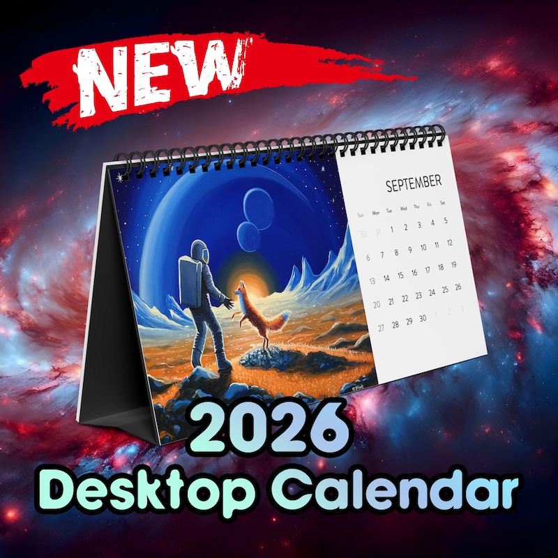 Fantasy Desktop Calendar - Etsy
