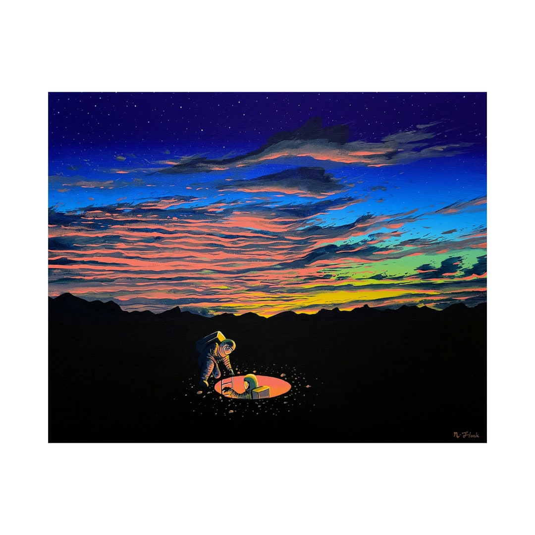 Escape the Night - Flooko Poster - Etsy