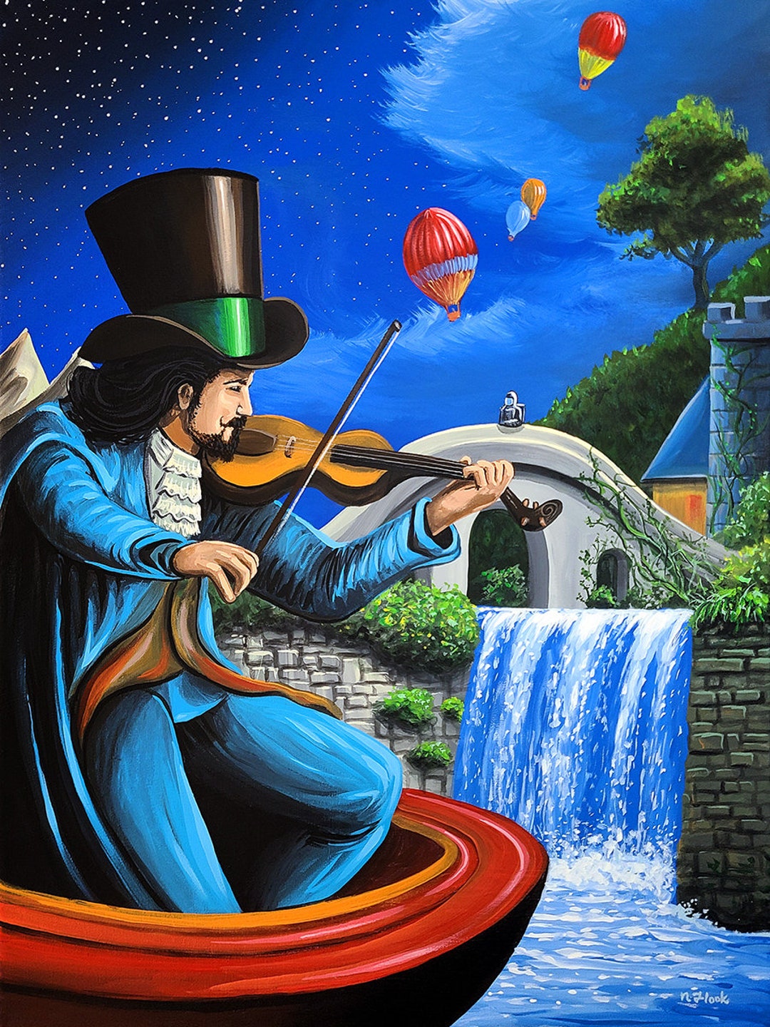 MAESTRO - an Original Acrylic Painting on Canvas by World Renowned ...