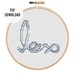 Jacksonville Lerp Florida Humor Cross Stitch Pattern PDF - Etsy