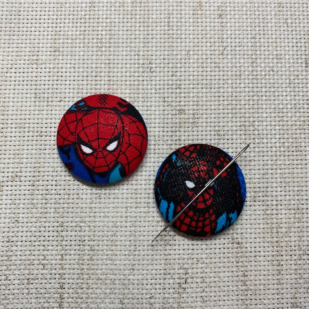 Marvel Comics | Spider-man | 1” Button Needle Minder | Cross Stitch ...