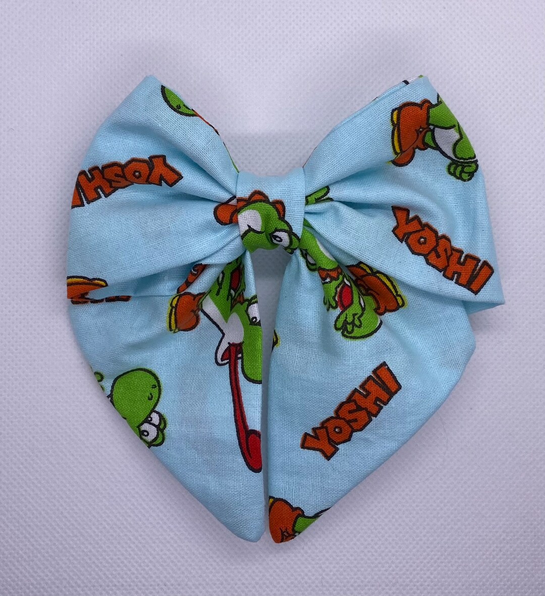 Super Mario Bros. | Yoshi | Video Game | 5 Inch Sailor Hair Bow | Hair ...