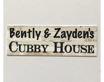 Cubby Sign - Etsy