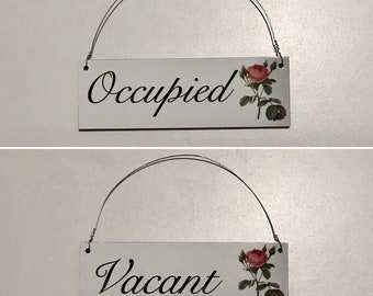 Bathroom Vacant Occupied Sign - Etsy