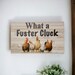 Fuster Cluck Chicken Rooster Funny Sign - Etsy