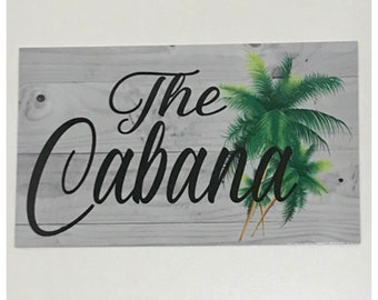 Cabana Sign - Etsy
