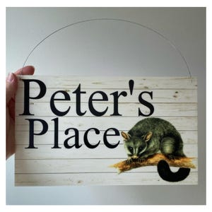 Possum Custom Personalised Sign - Etsy