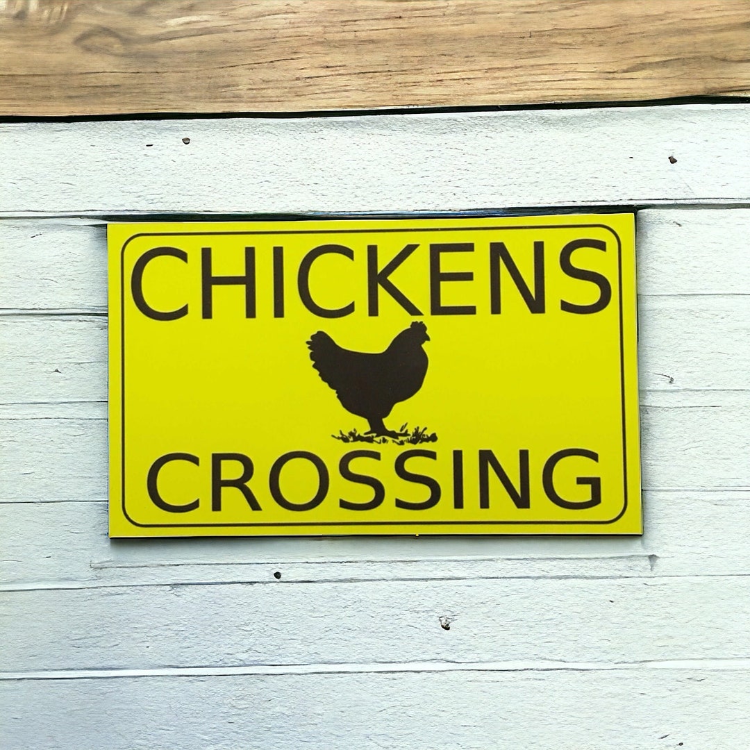 Chickens Crossing Sign - Etsy