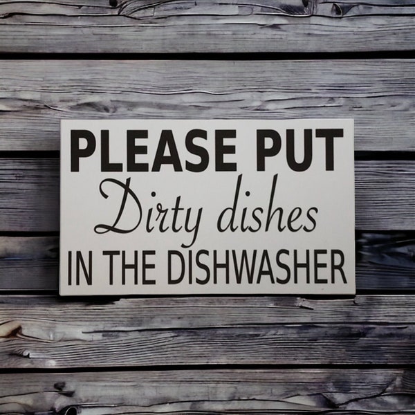 Dishwasher Sign - Etsy