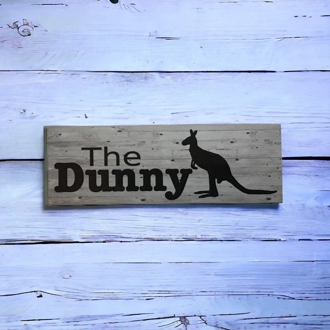 The Dunny Kangaroo Toilet Outback Sign - Etsy UK