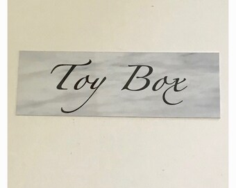 Hanging Toy Box Sign - Etsy