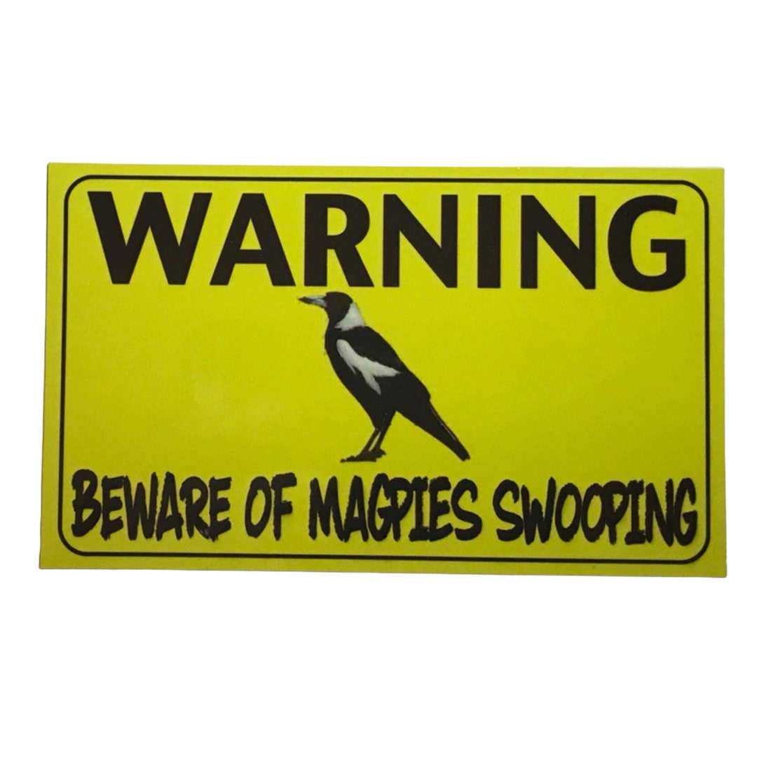 Warning Beware of Magpies Swooping Sign - Etsy