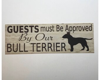 Bull Terrier Sign - Etsy