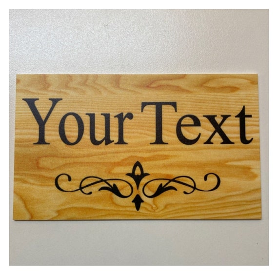 Timber Style Your Text Custom Wording Sign - Etsy Australia
