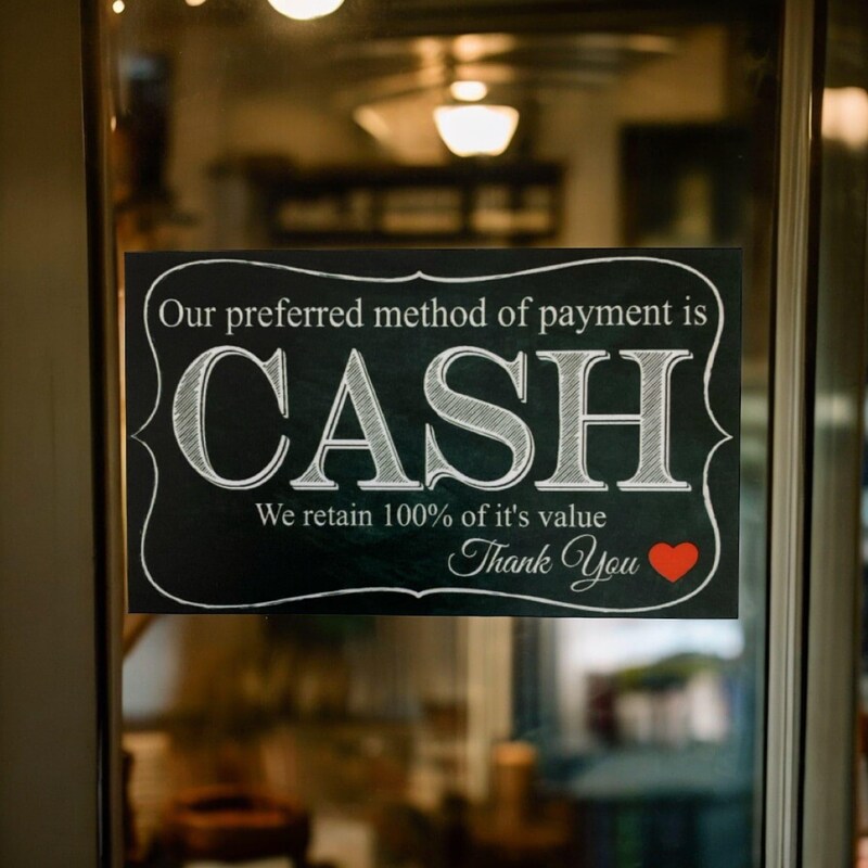 Cash is King Sign - Etsy