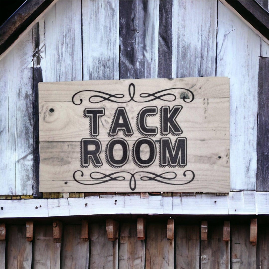 Tack Room Horse Stable Sign - Etsy