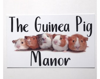 Guinea Pig Door Sign - Etsy