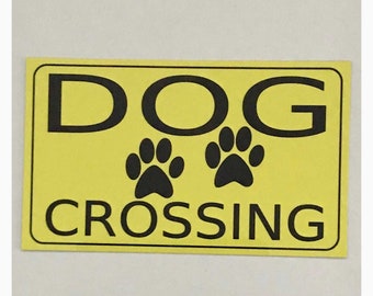 Dog Crossing Sign - Etsy