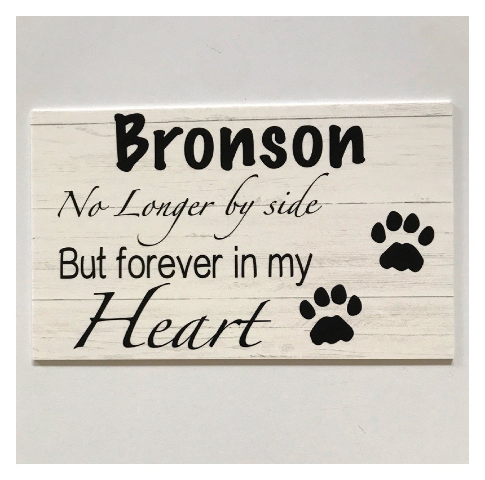 Memorial RIP Dog Cat Pets Name Custom Wording Forever in My | Etsy ...