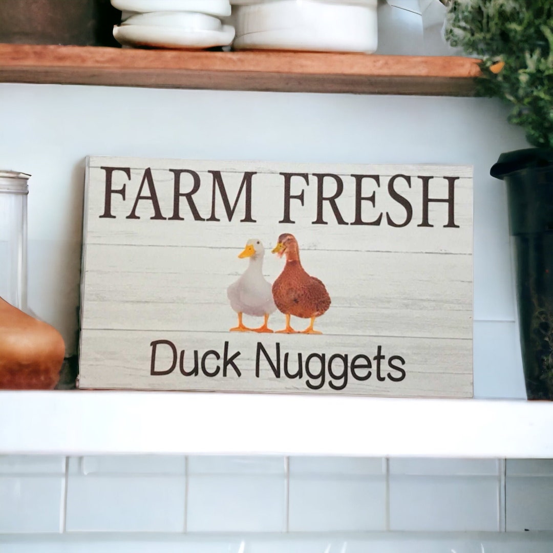 Duck Butt Nuggets Egg Sign - Etsy