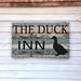 The Duck Inn Blue Sign - Etsy