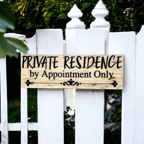 By Appointment Only Door Sign - Etsy
