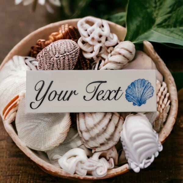 Shell Sign - Etsy