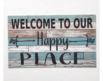 Welcome to Our Happy | Etsy