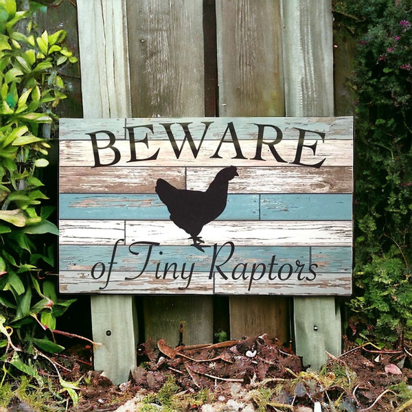 Tiny Raptors Sign - Etsy