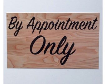 By Appointment Sign | Etsy