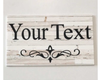 Wood Scroll Sign - Etsy
