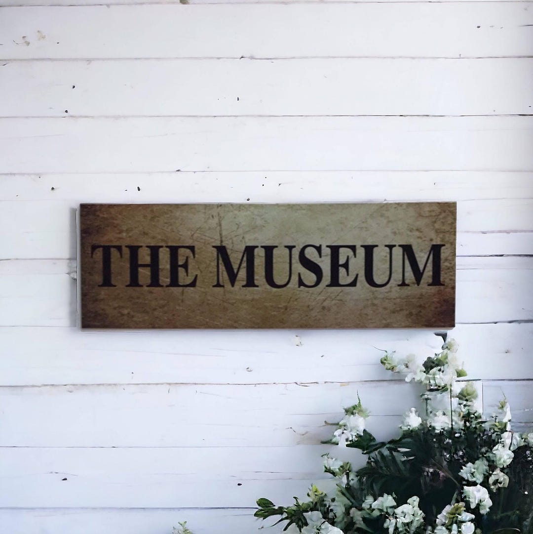 The Museum Sign - Etsy