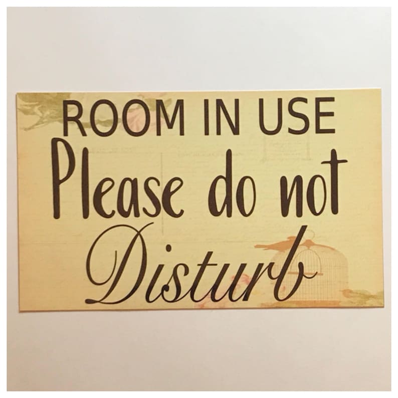 Room In Use Please Do Not Disturb Sign Wall Hanging Plaque | Etsy Room In Use Please Do Not Disturb Sign Wall Hanging Plaque | Etsy