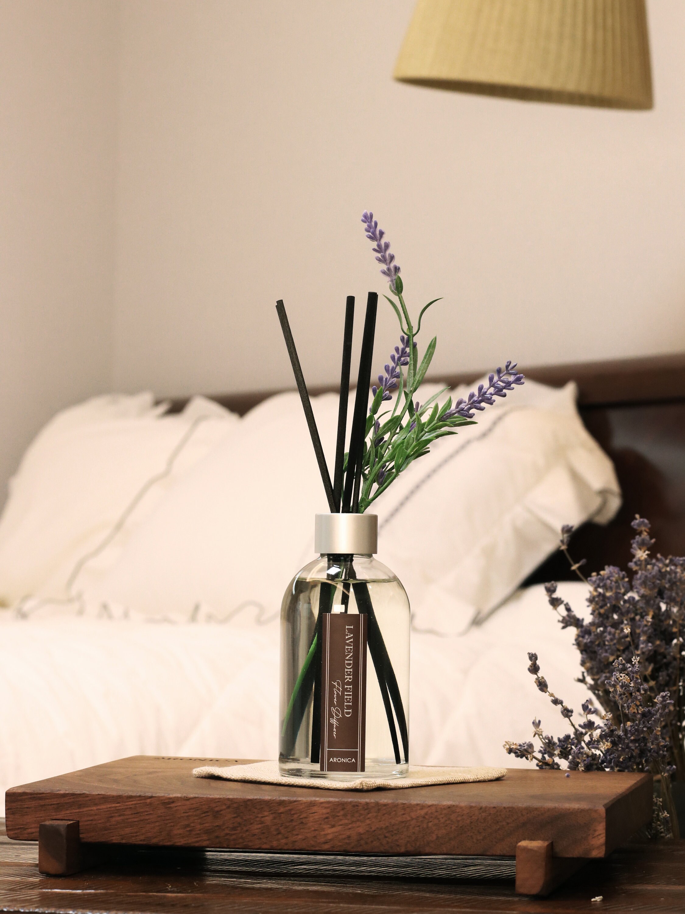 Lavender Oil Reed Diffuser, Natural Home Fragrance Aromatherapy ...