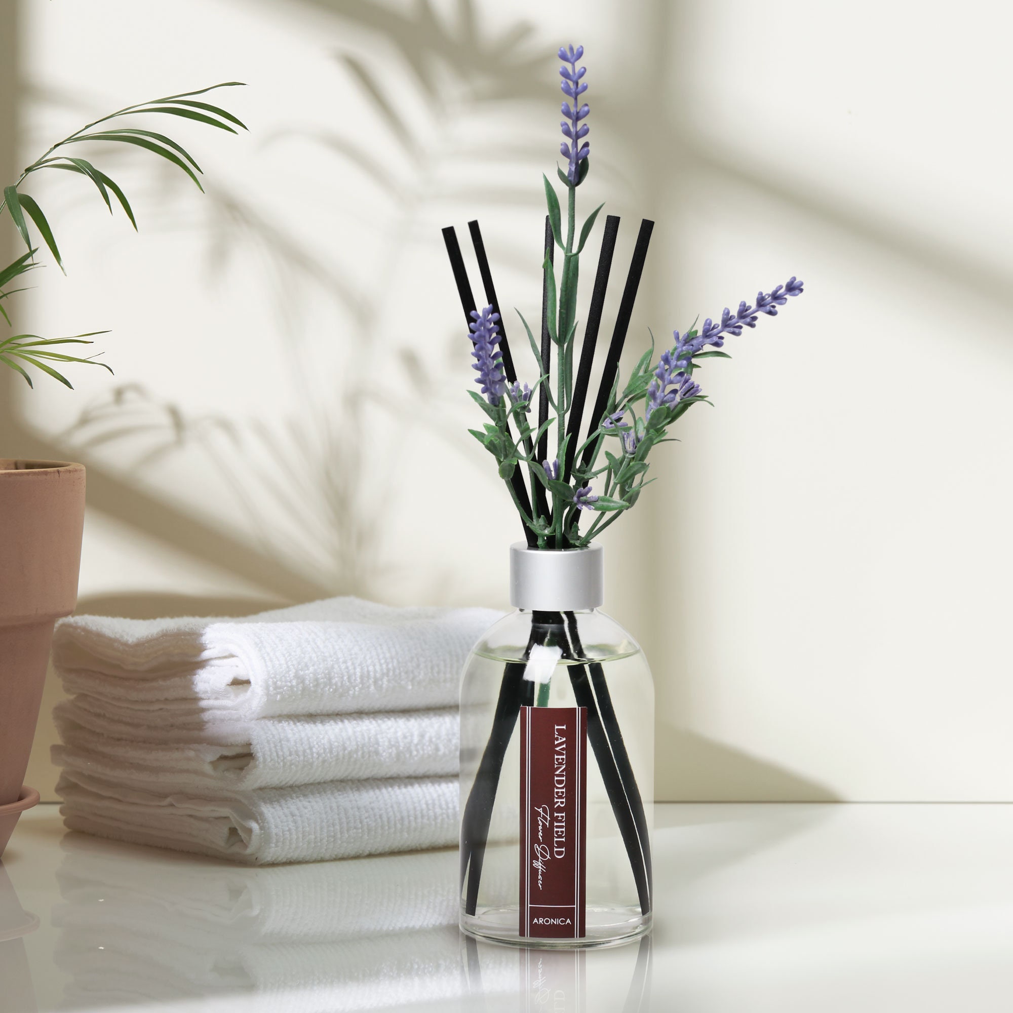 Lavender Oil Reed Diffuser, Natural Home Fragrance Aromatherapy ...