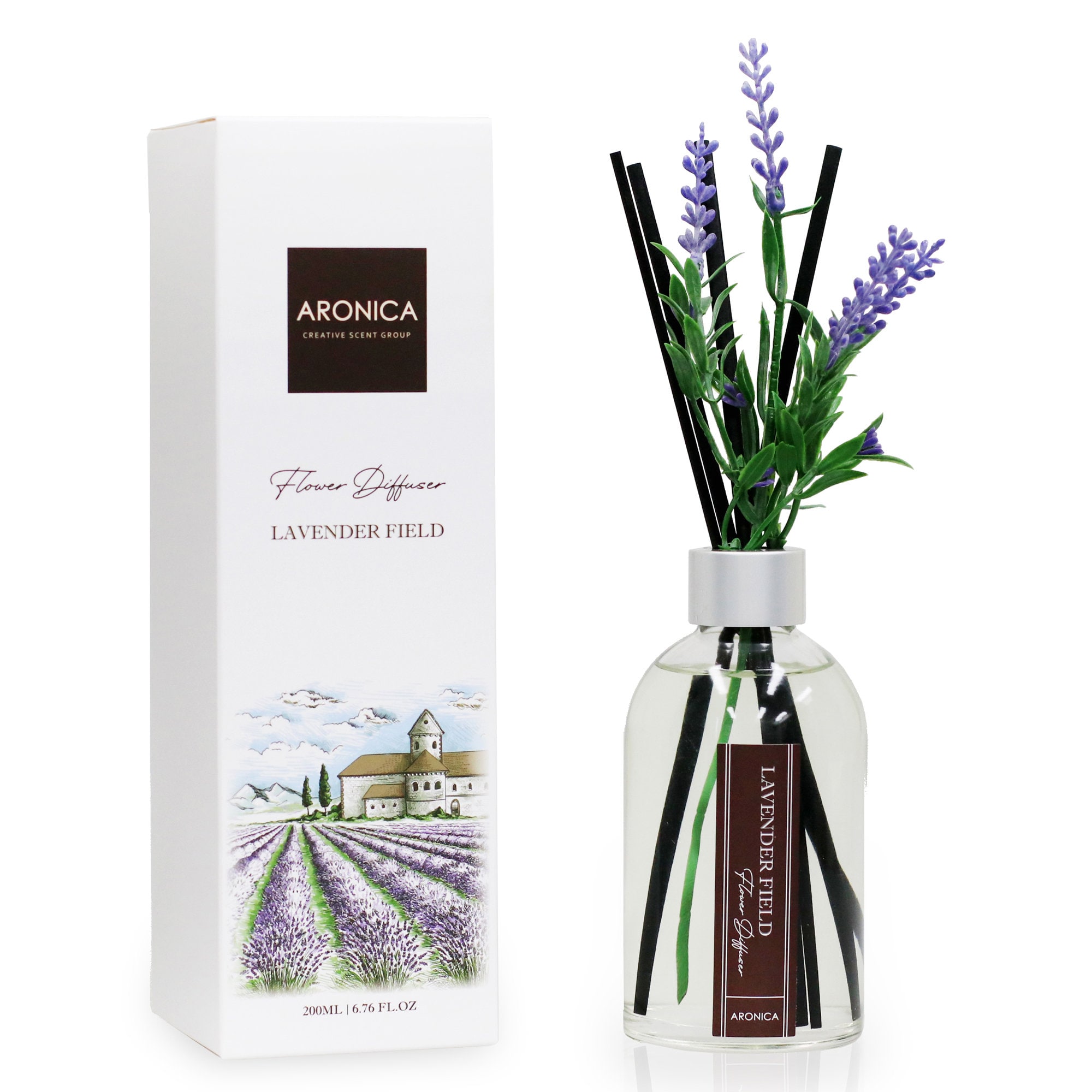 Lavender Oil Reed Diffuser, Natural Home Fragrance Aromatherapy ...