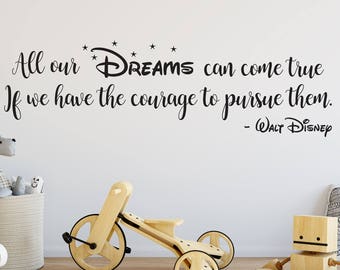 Courage Wall Decal | Etsy