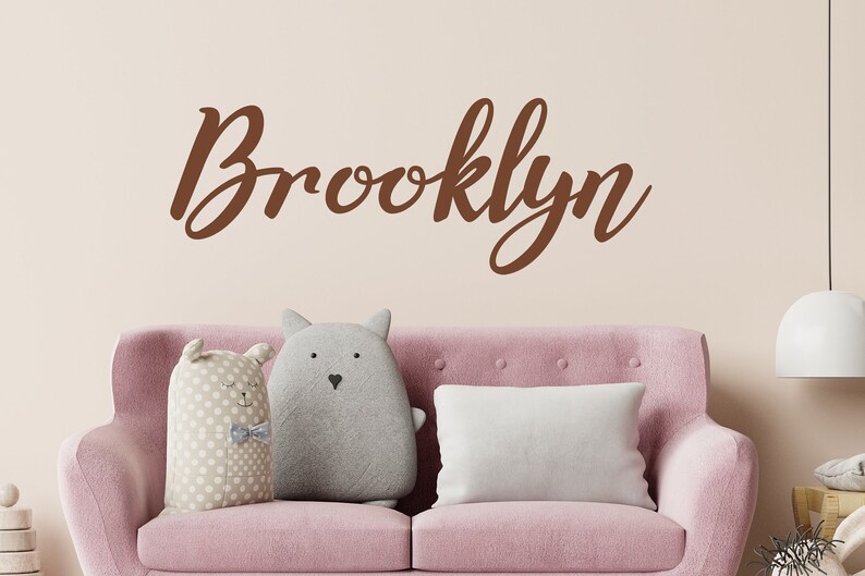 Custom Name Wall Sticker Personalized Wall Decal Girls Room - Etsy