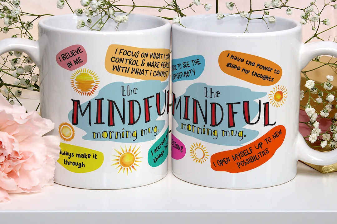 Mindful Morning Mug: Motivational Gift for Mom - Etsy