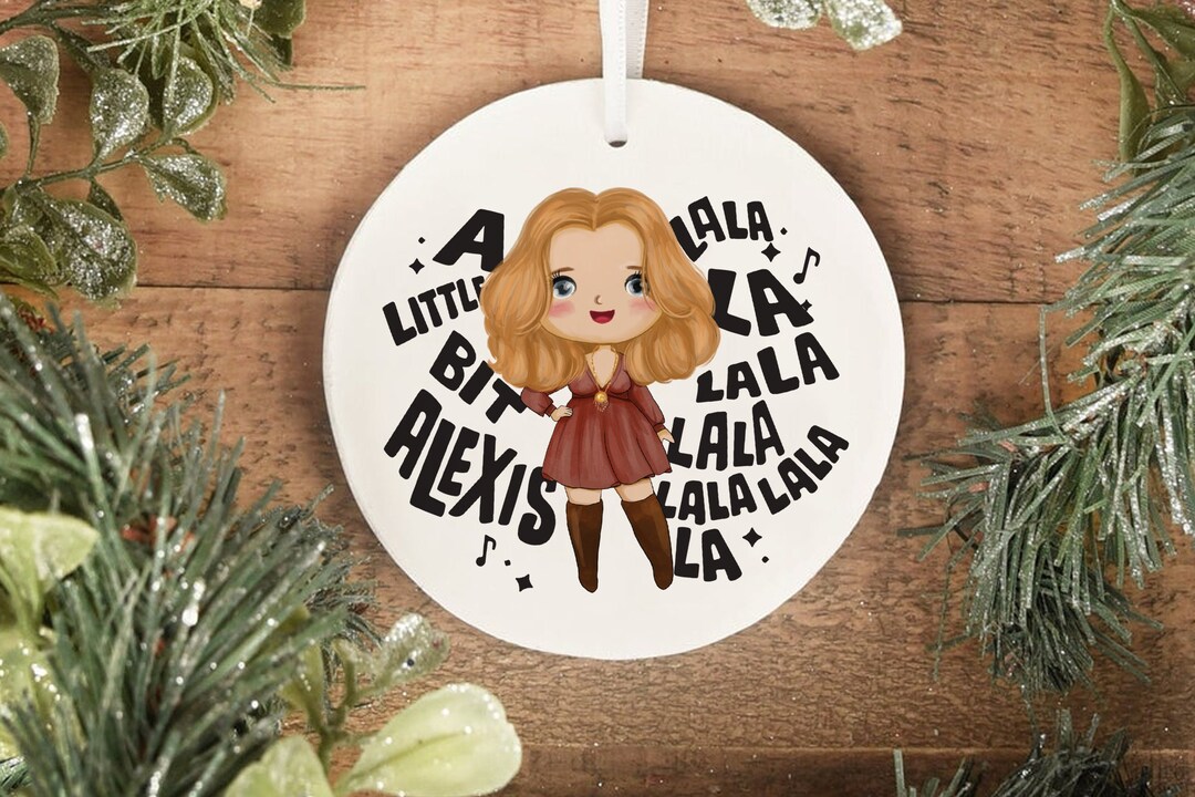 Little Bit Alexis Ceramic Ornament: Schitt's Creek Christmas Decor - Etsy